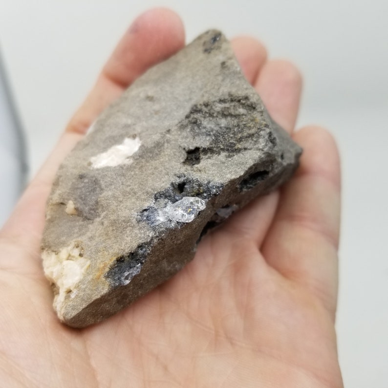 Herkimer Diamond Cluster on Limestone Matrix 0242 - Etsy