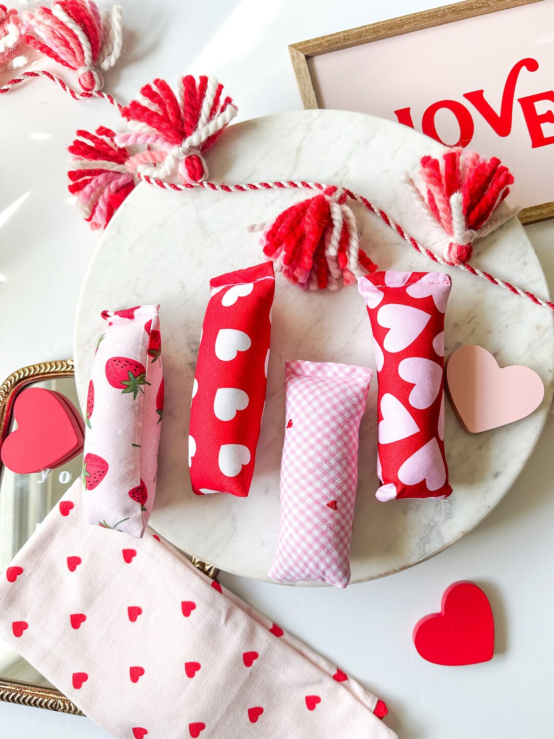 Valentines Cat Kickers, Cat Toys, Catnip, Cat Gift - Etsy