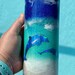 Dolphin Glitter Tumbler, Holographic Dolphins, Beach Tumbler - Etsy