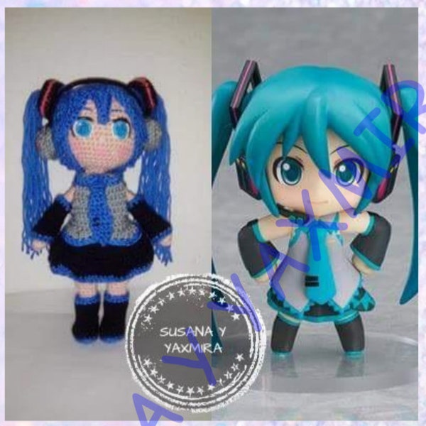 Hatsune Miku Pattern - Etsy
