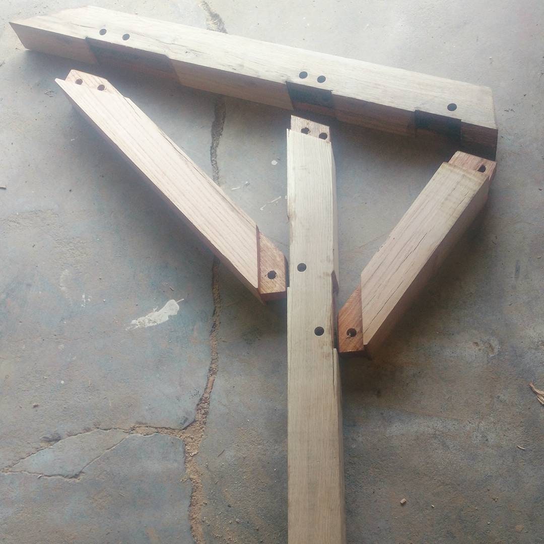 Timberframe Mailbox Post - Etsy