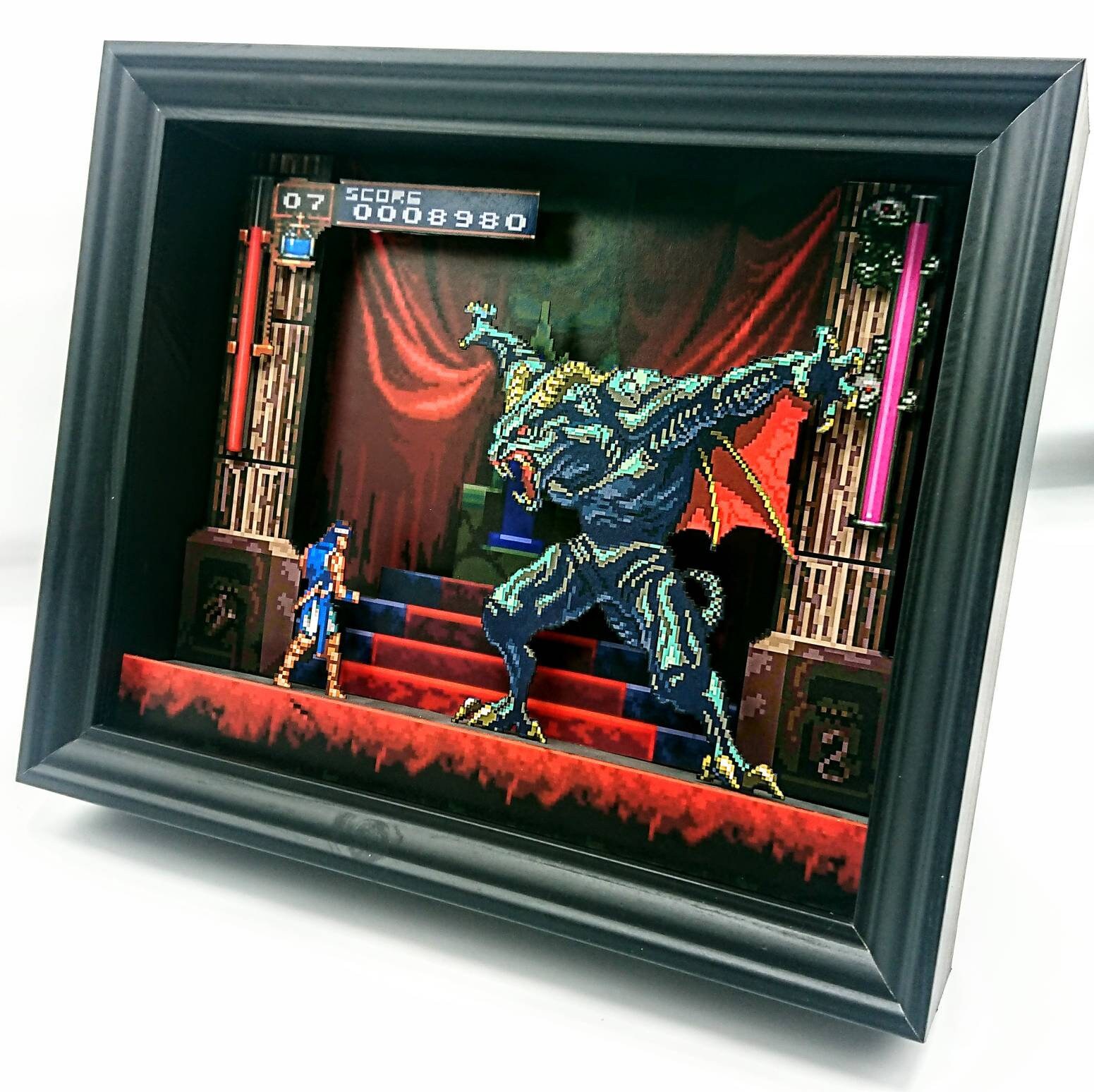 Castlevania Symphony of the Night Shadow Box | Etsy