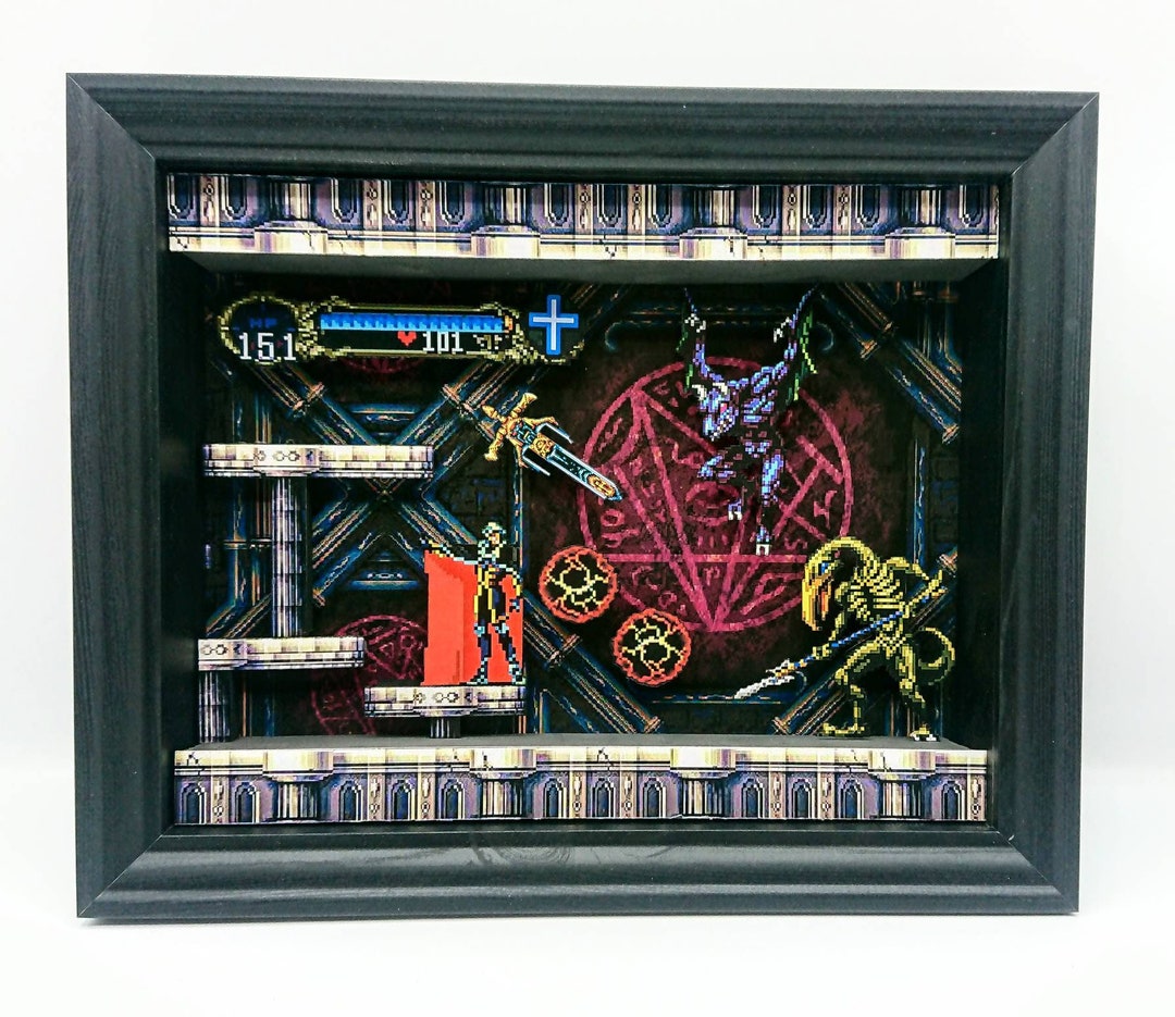 Castlevania Symphony of the Night Shadow Box - Etsy