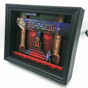 Castlevania Symphony of the Night Shadow Box. - Etsy