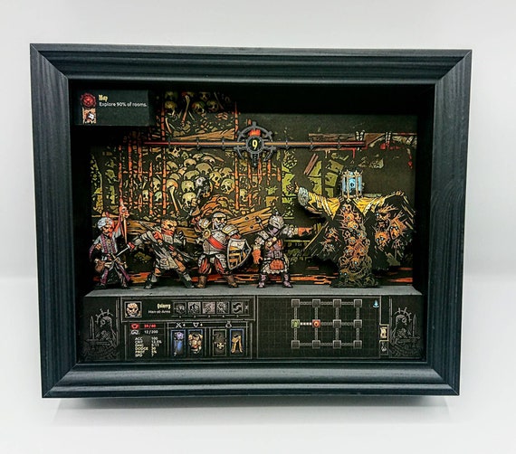 Darkest Dungeon Collector Shadow Box | Etsy