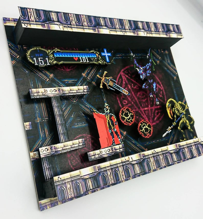 Castlevania Symphony of the Night Shadow Box - Etsy