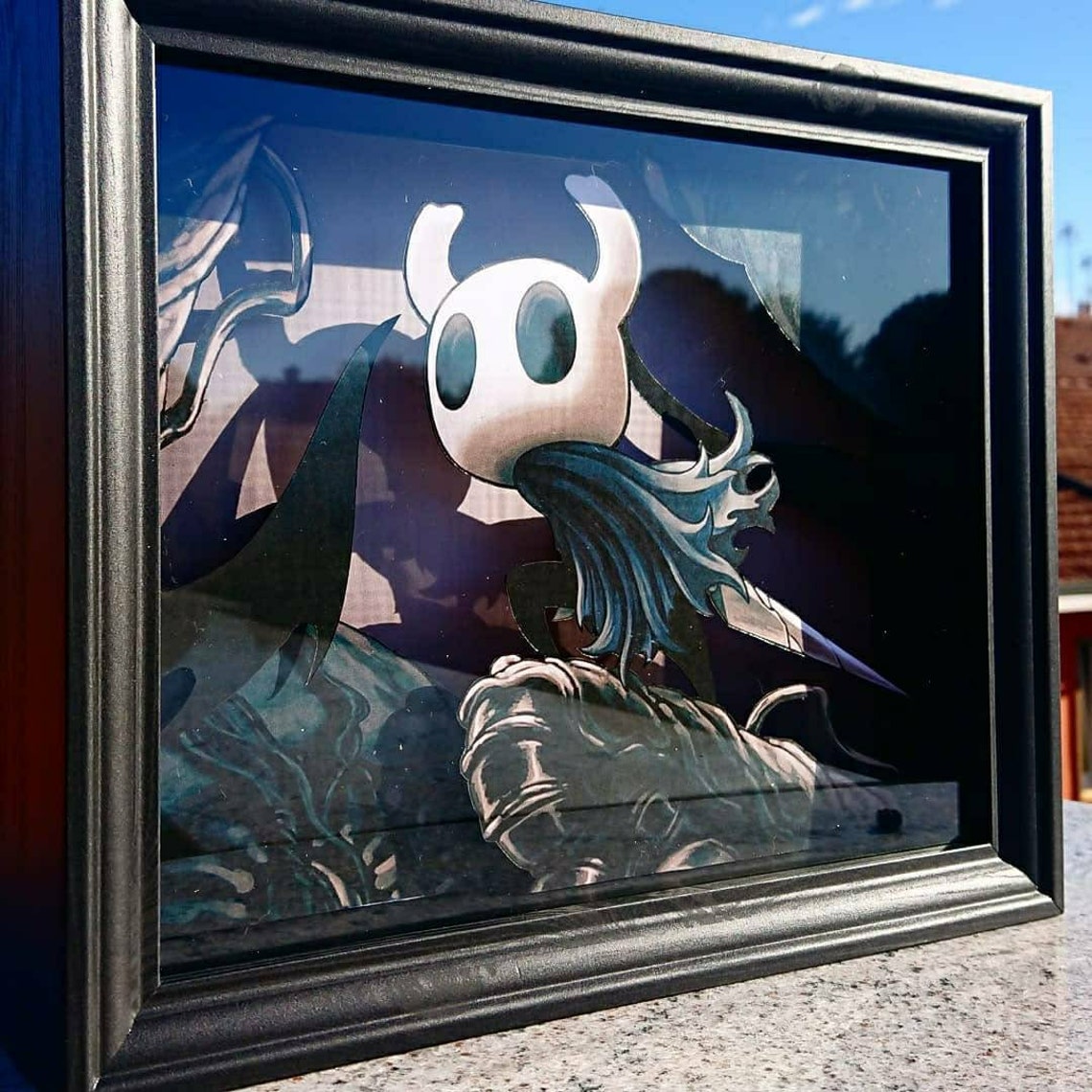 Hollow knight shadow box | Etsy