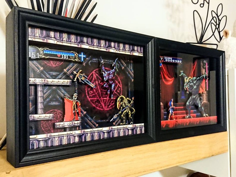 Castlevania Symphony of the Night Shadow Box | Etsy