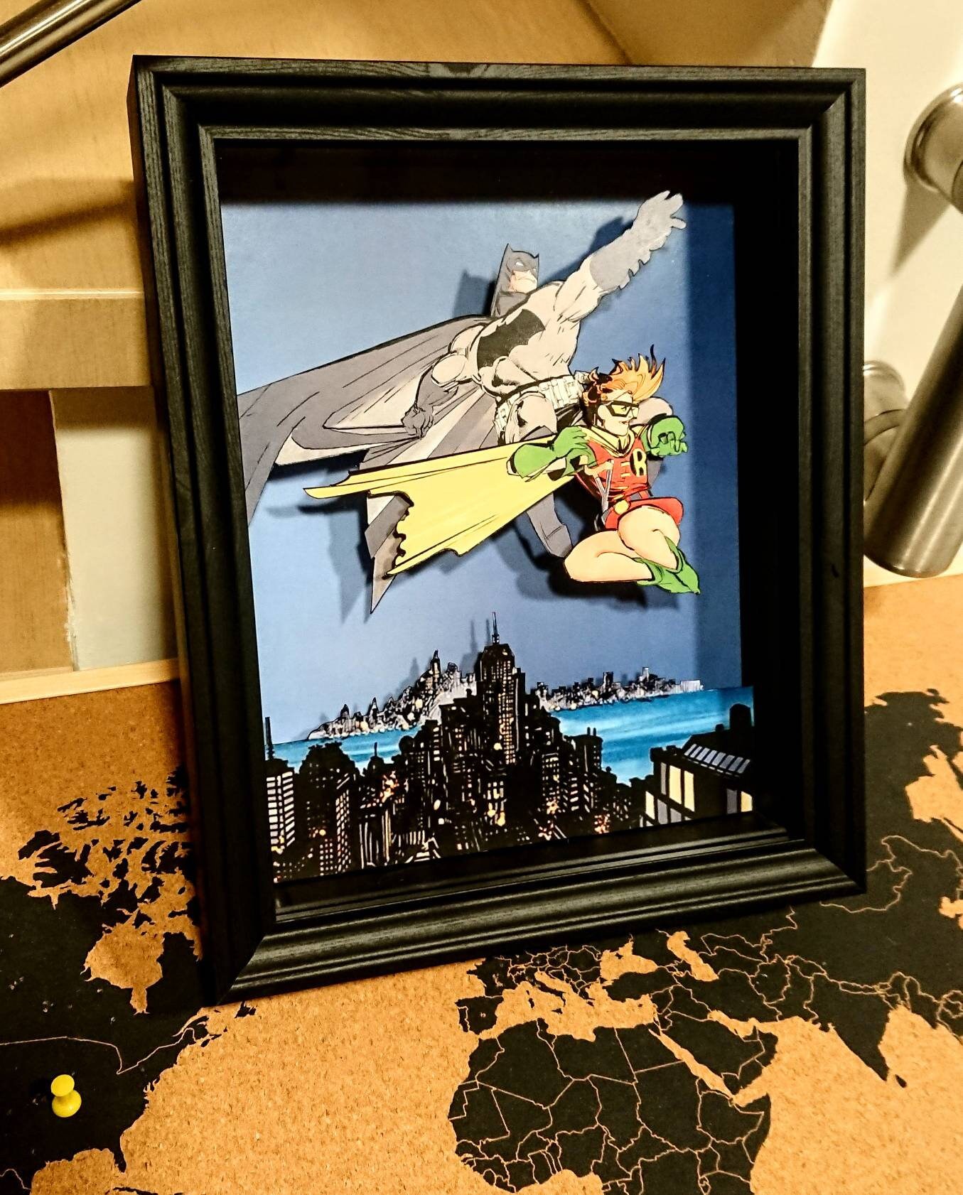 Batman the Dark Knight Returns Shadowbox | Etsy