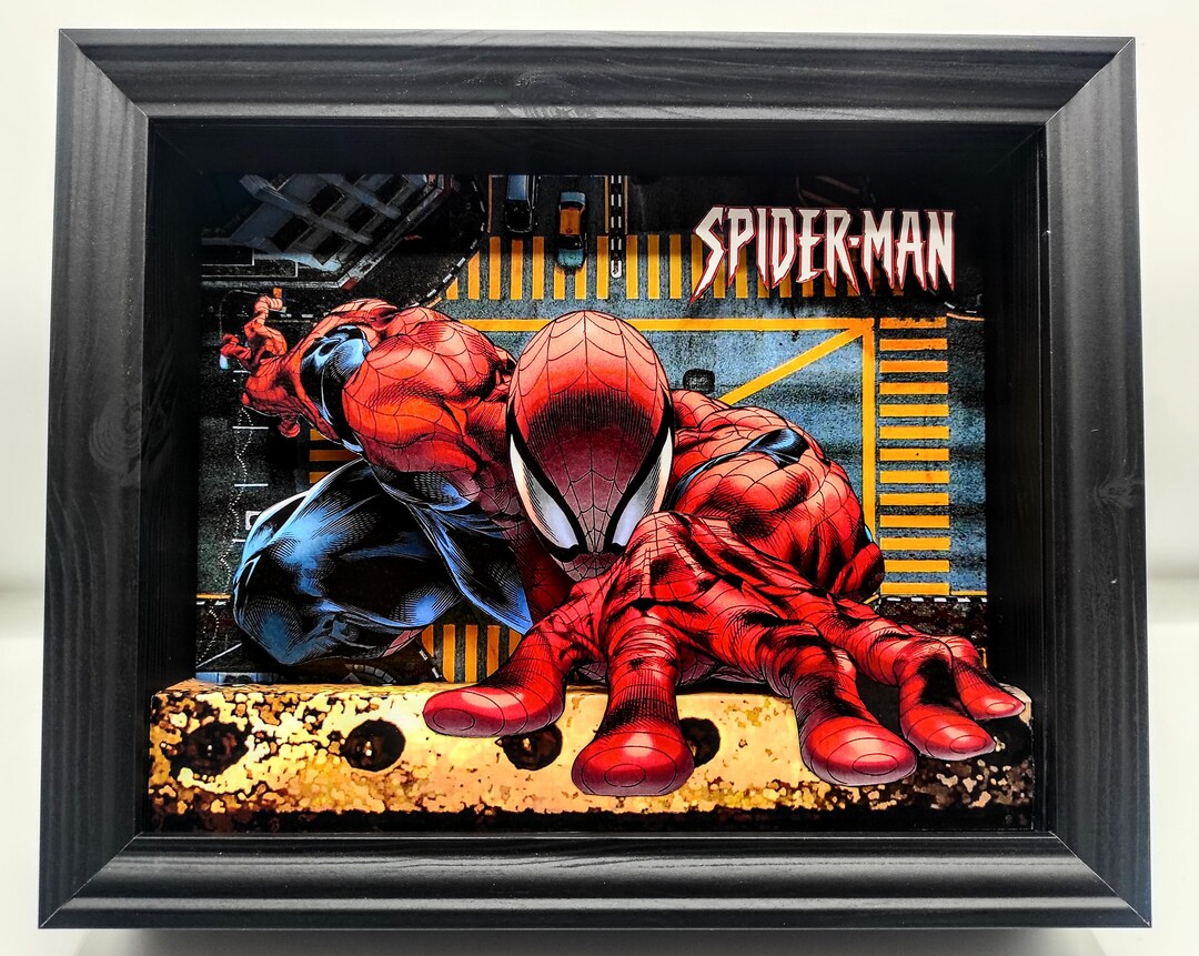 Spiderman Shadow Box - Etsy
