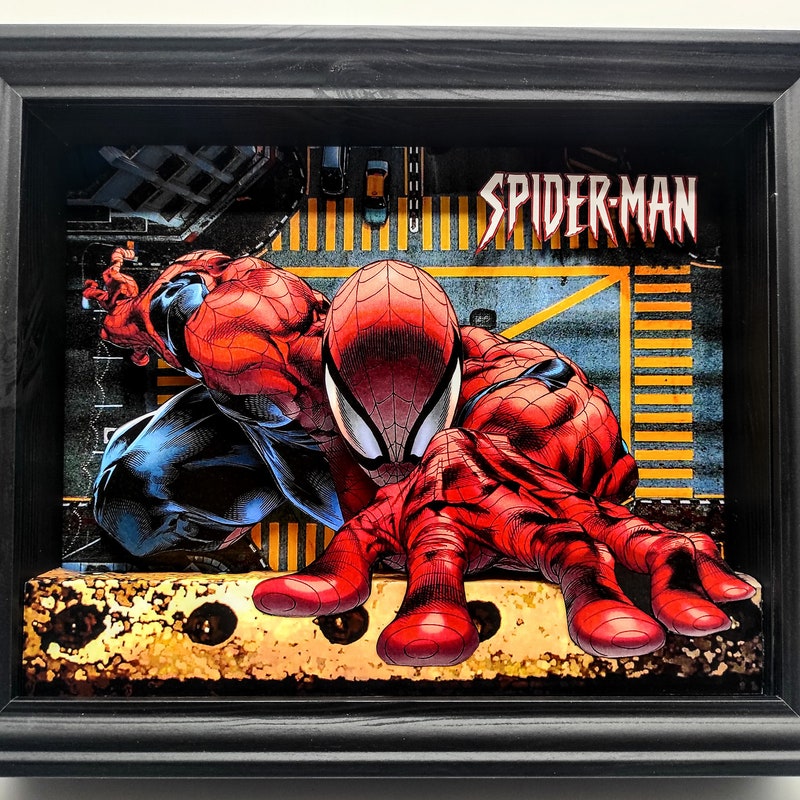 Spidey Shadow Box - Etsy