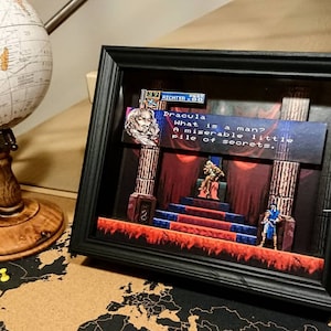 Castlevania Symphony of the Night Shadow Box. - Etsy