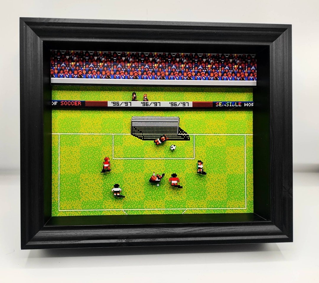 Sensible Soccer Shadowbox - Etsy