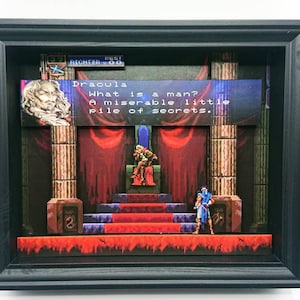 Castlevania Symphony of the Night Shadow Box. - Etsy