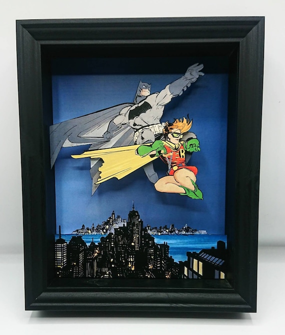 Batman the Dark Knight Returns Shadowbox | Etsy