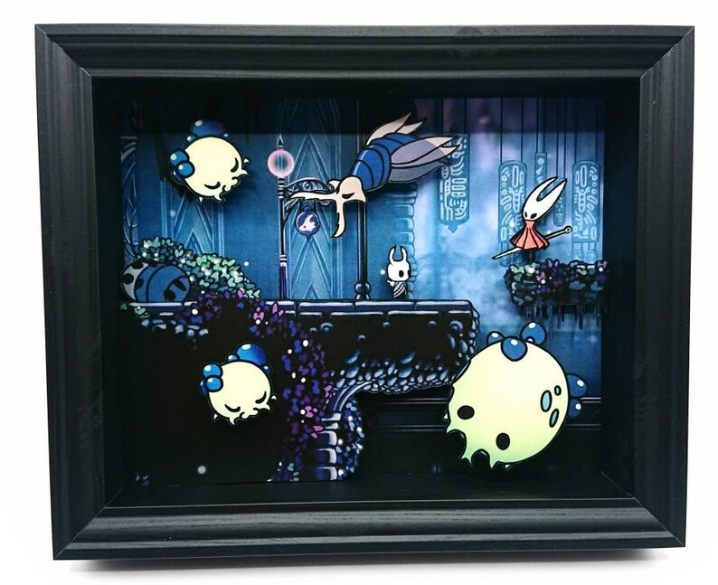 Hollow knight shadow box | Etsy