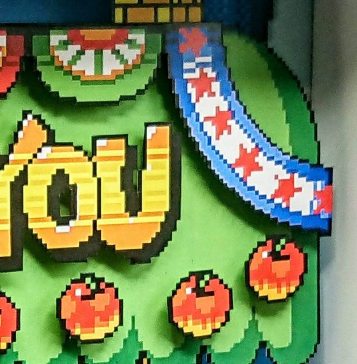 Super Mario World Ending Shadowbox - Etsy