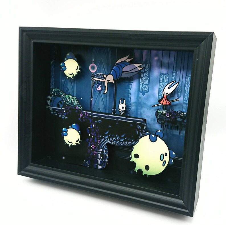 Hollow knight shadow box | Etsy