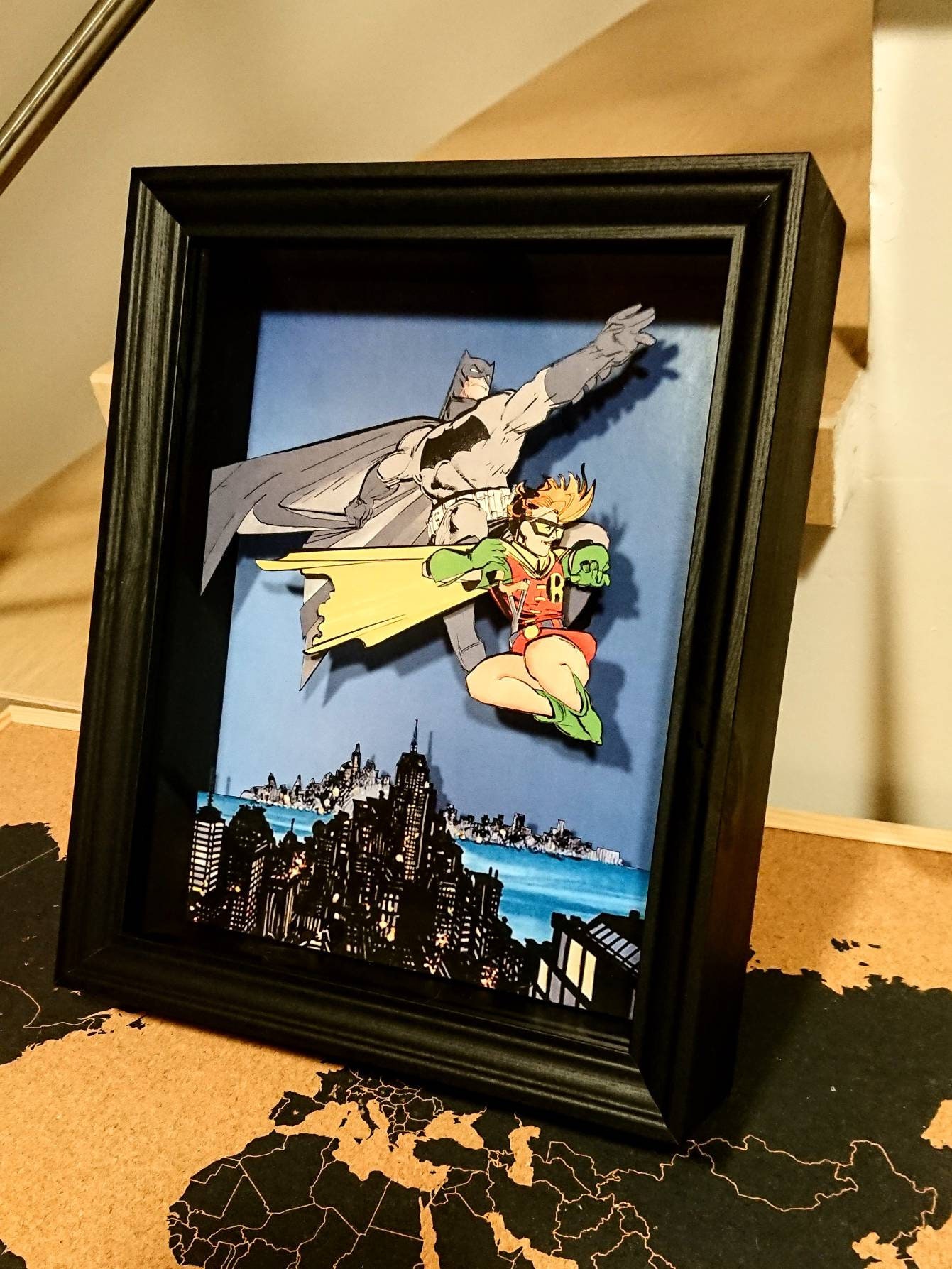 Batman the Dark Knight Returns Shadowbox | Etsy