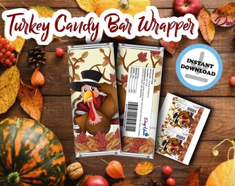 Turkey printable,Thanksgiving favor Fall autum DIGITAL sticker Pumpkin ...