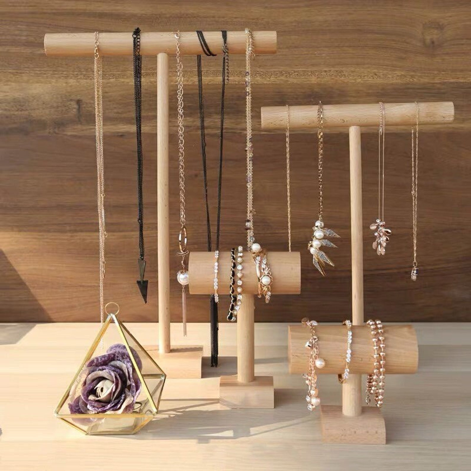 Bracelet Display T-bar, Long Necklace Display Holder, Collapsible ...