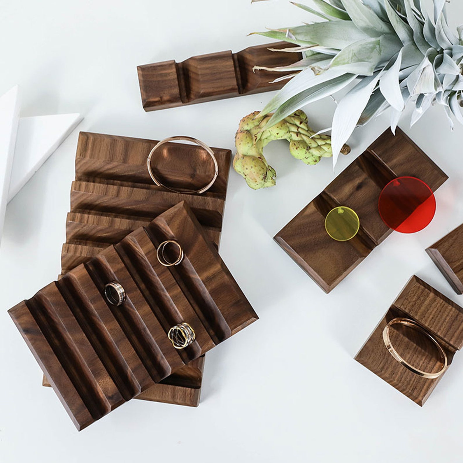 Wood Ring Display Tray Ring Display Holder Ring Display - Etsy