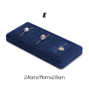 Blue Jewelry Display Tray, Ring Display Stand, Jewelry Display Stand ...