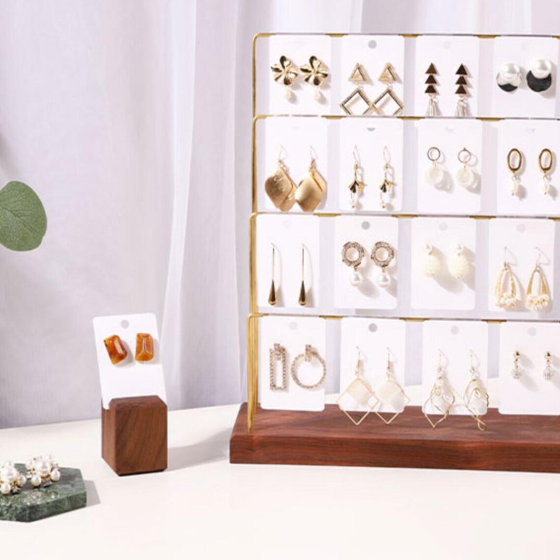 4 Tier Earrings Display Earrings Organizer Earrings Rack - Etsy