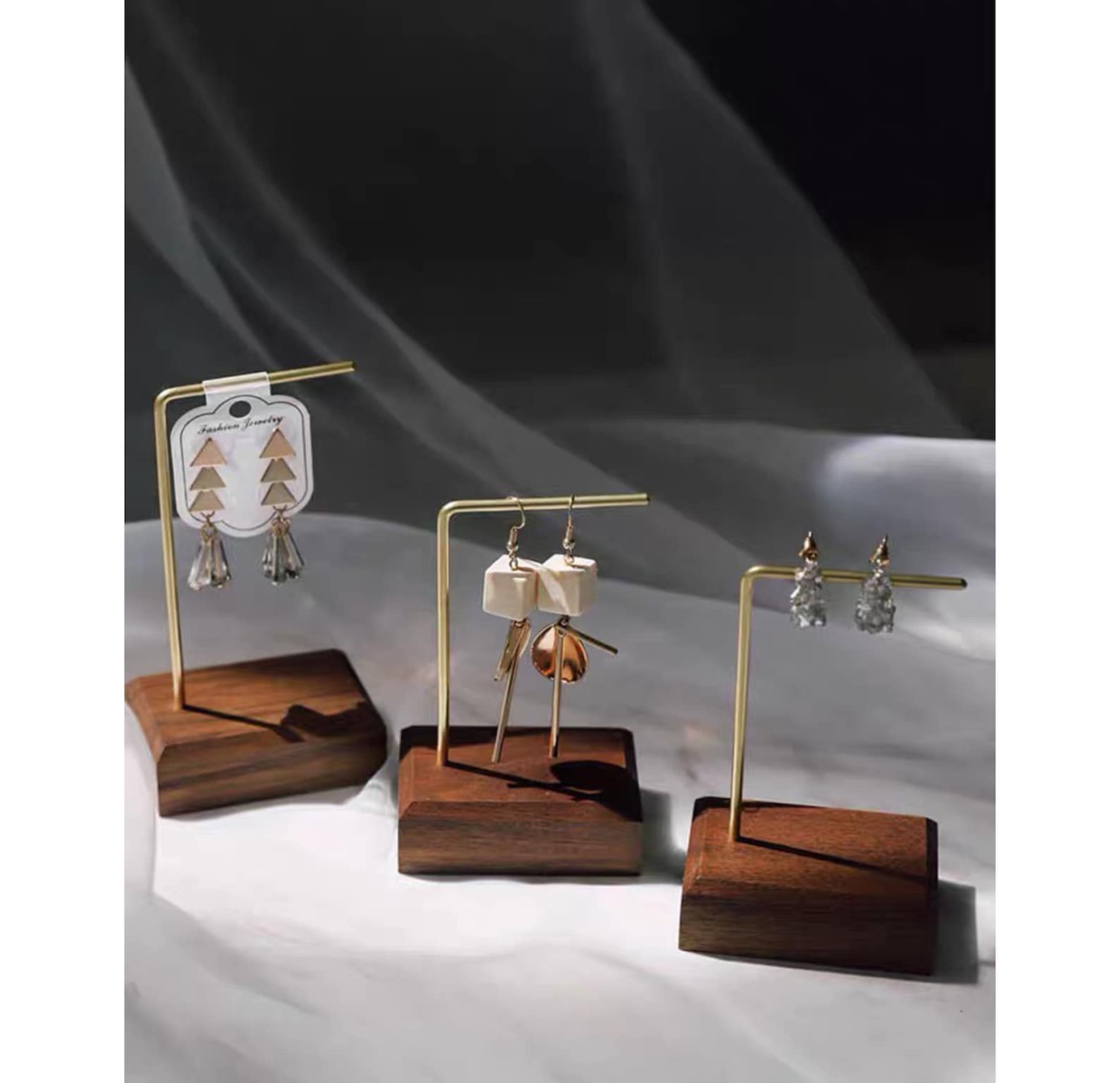 Wood Earrings Display Stand Wood Jewelry Display Stand - Etsy