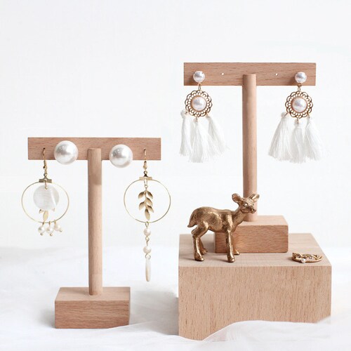 Wood Ring Display Stand Earring Display Stand Ring Display | Etsy