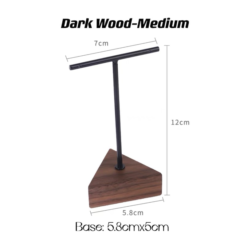 Earring Stand Wood and Metal Earring Display Stand - Etsy