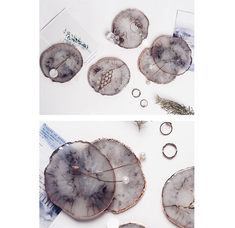 Resin Ring Display Ring Holders Earring Stands Ring Dish - Etsy