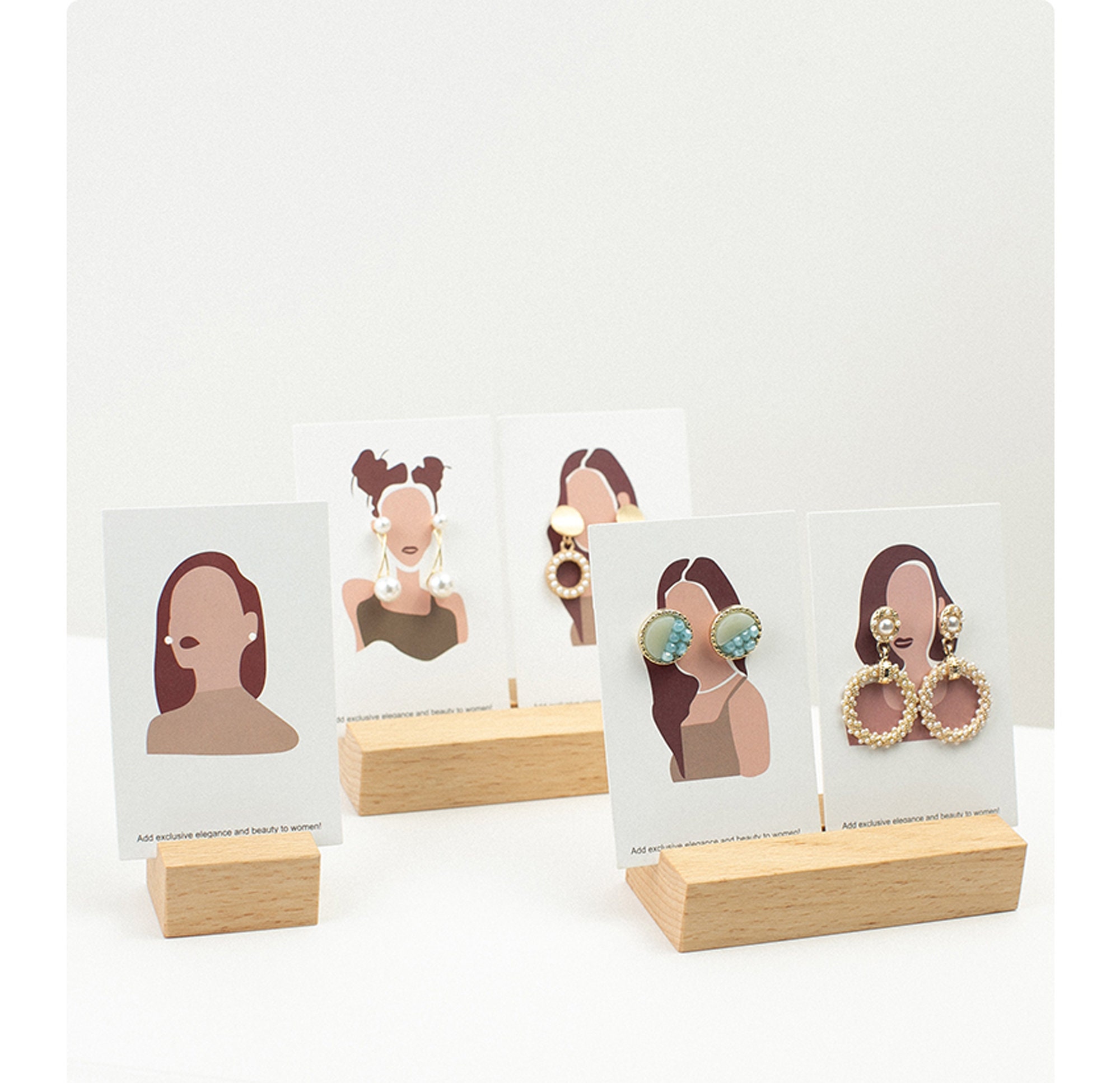 Earrings Display Stand Earring Card Holder Earring - Etsy