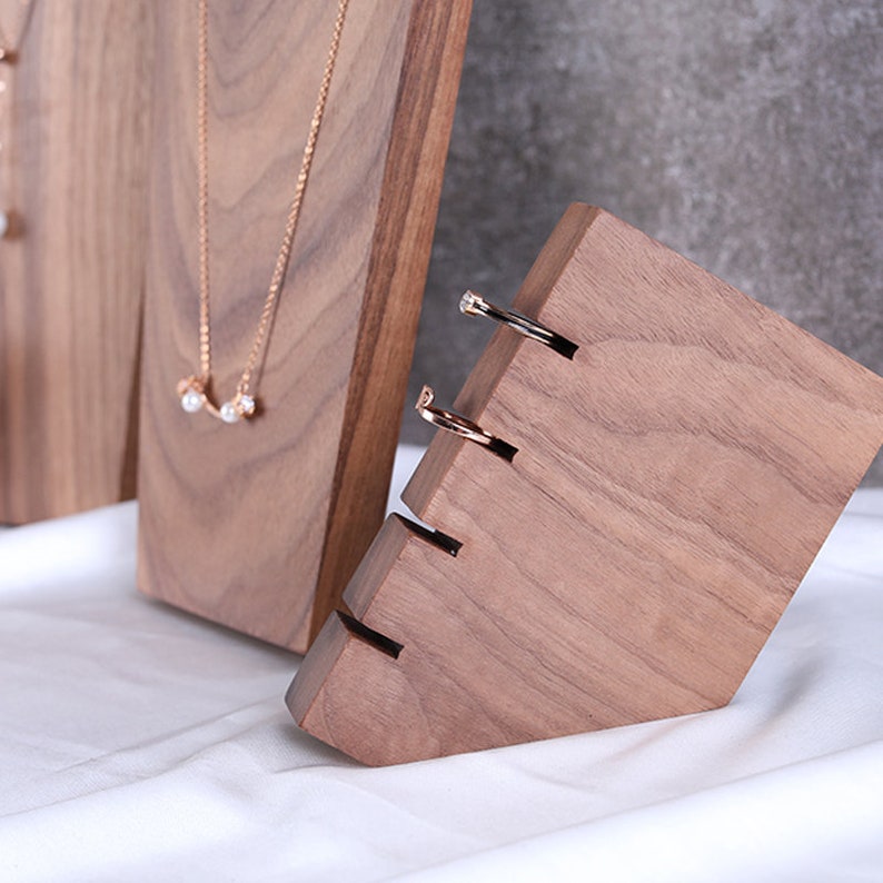 Wood Necklace Display Stand Necklace display bust Wooden | Etsy