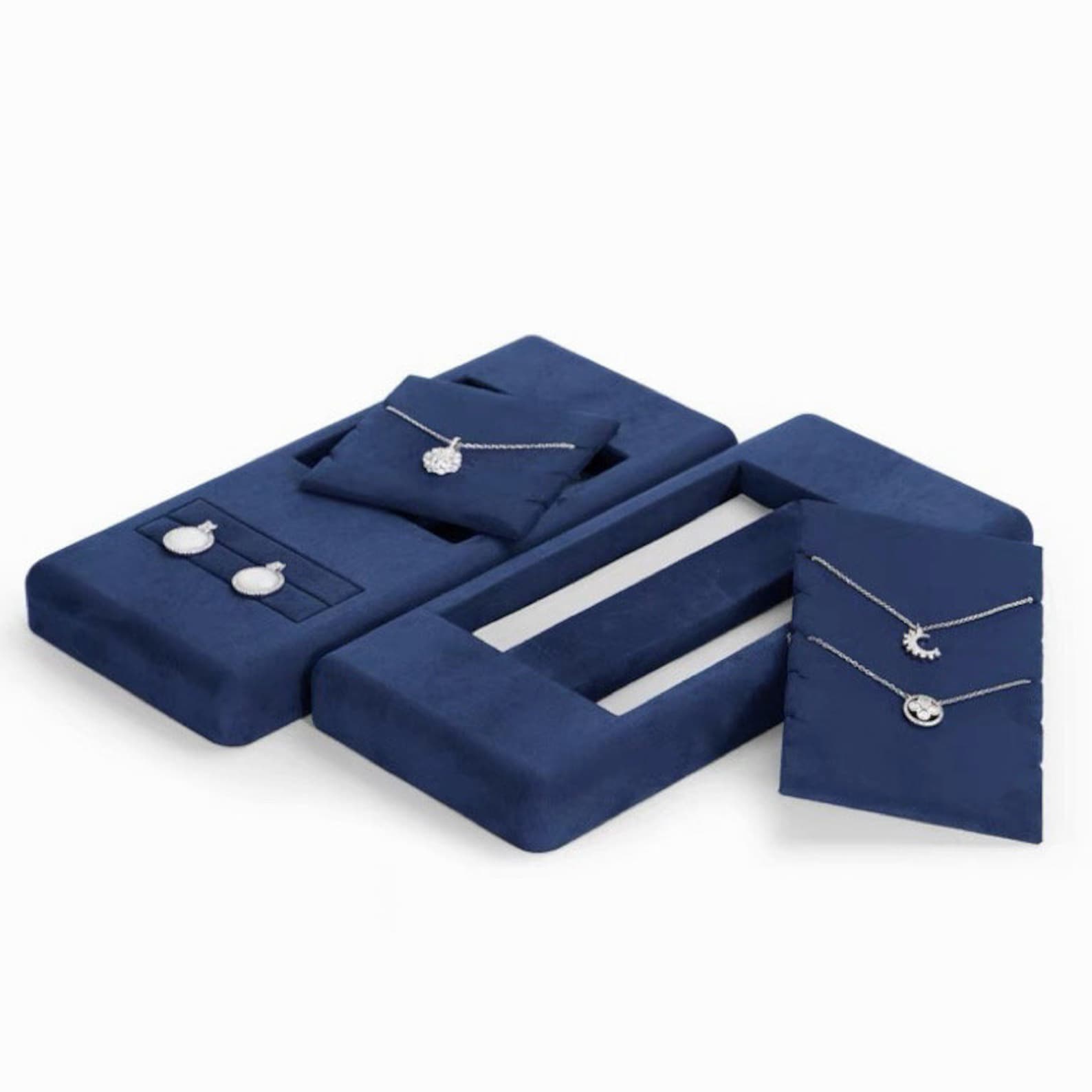 Blue Jewelry Display Tray Ring Display Stand Jewelry Display - Etsy