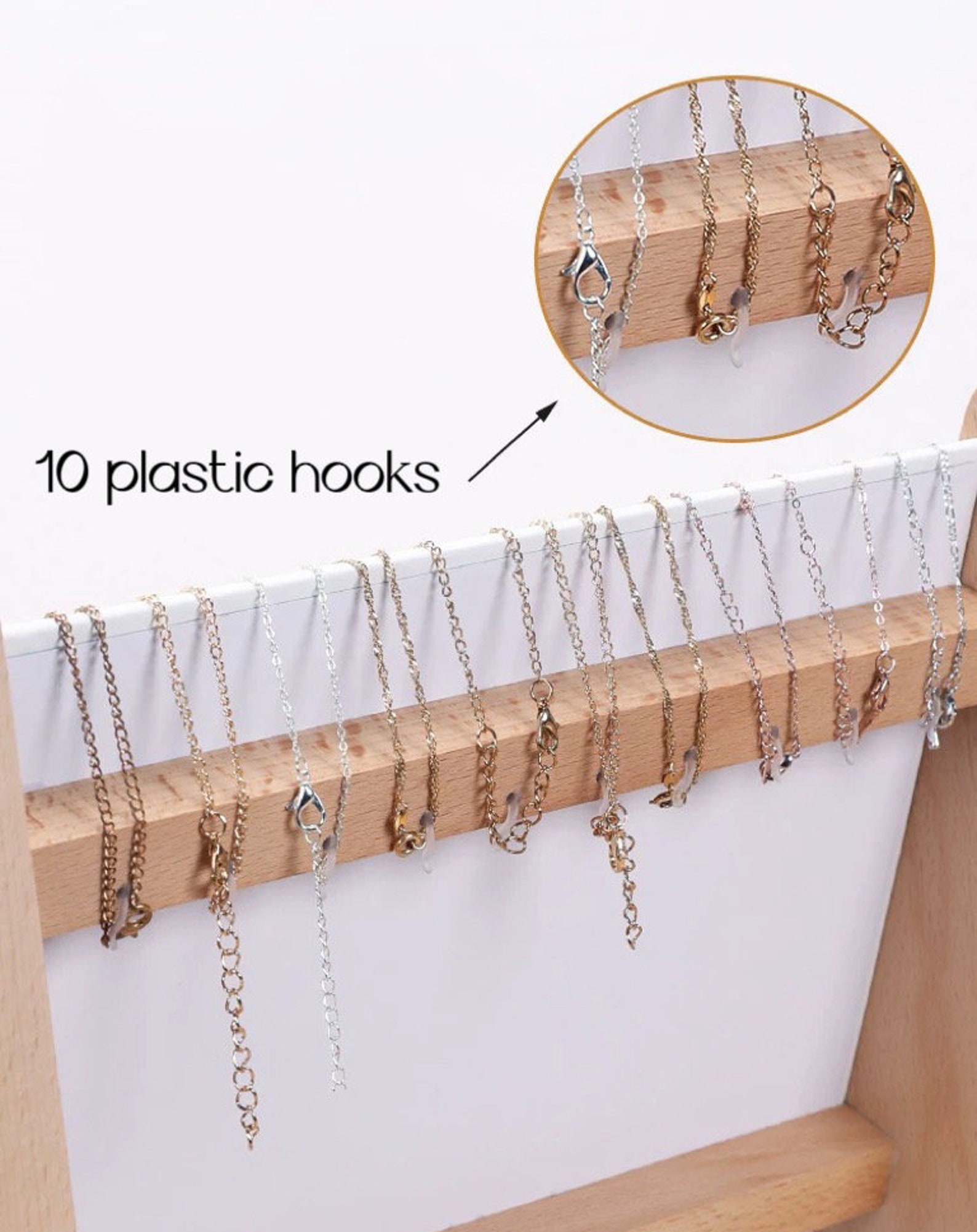 Faux Leather Necklace Display Stand, Jewelry Display Stand, Necklace ...