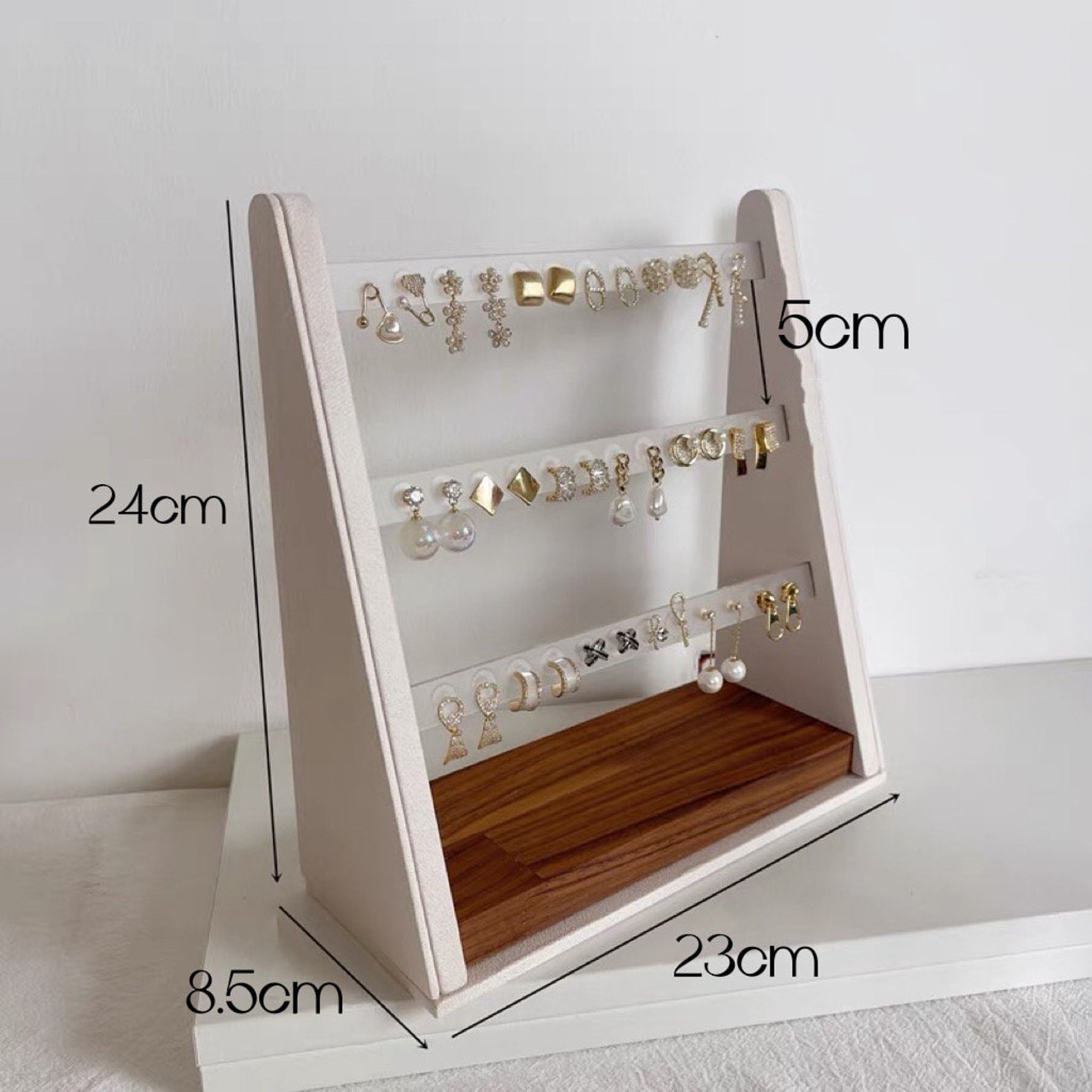 Earrings Display Stand Wood Jewelry Display Stand Earrings - Etsy