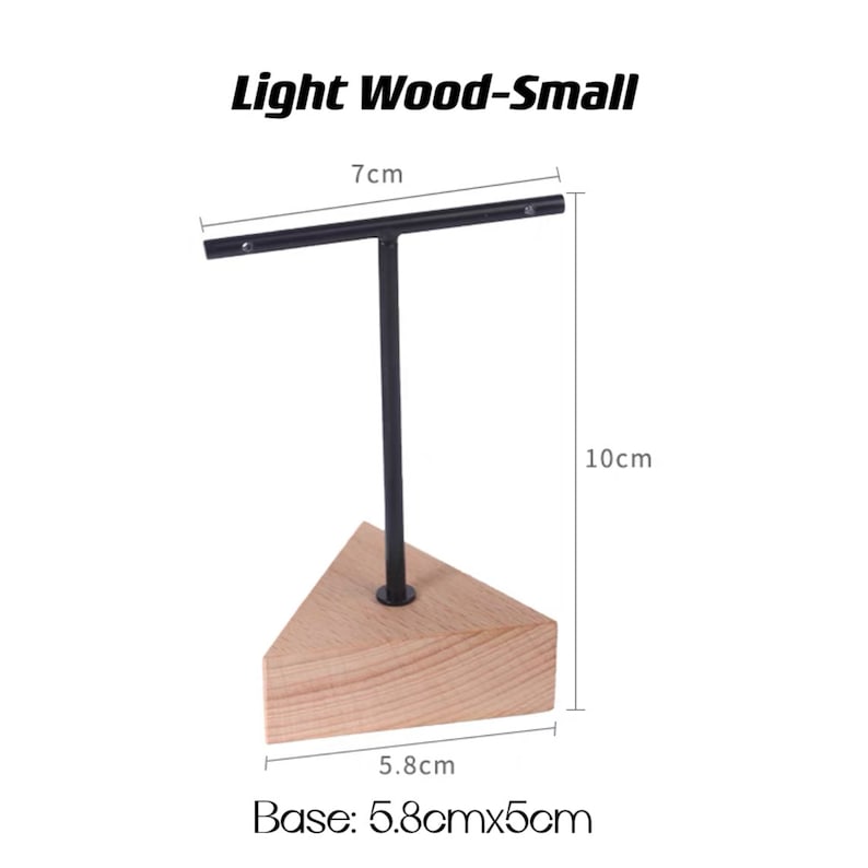 Earring Stand Wood and Metal Earring Display Stand - Etsy