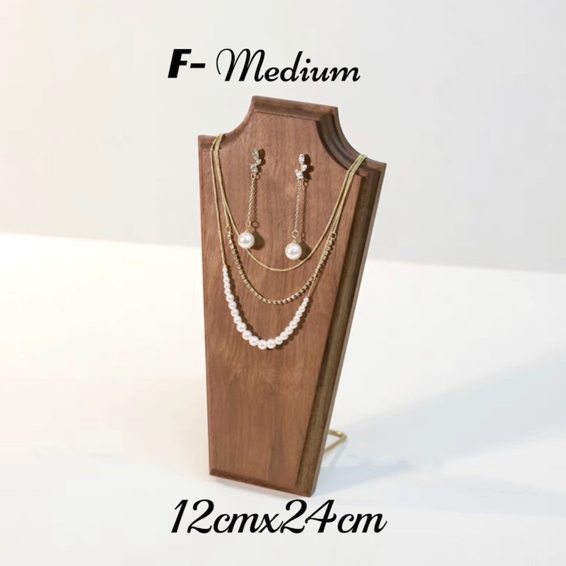 Wood Necklace Display Stand Necklace Display Bust Wooden - Etsy Canada