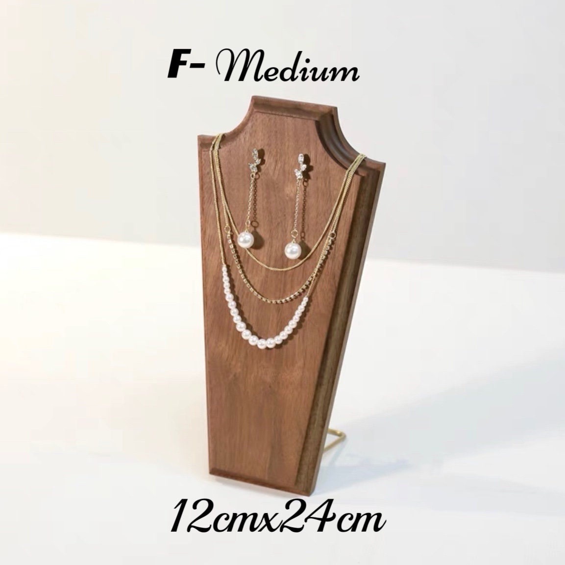 Wood Necklace Display Stand Necklace Display Bust Wooden - Etsy Canada