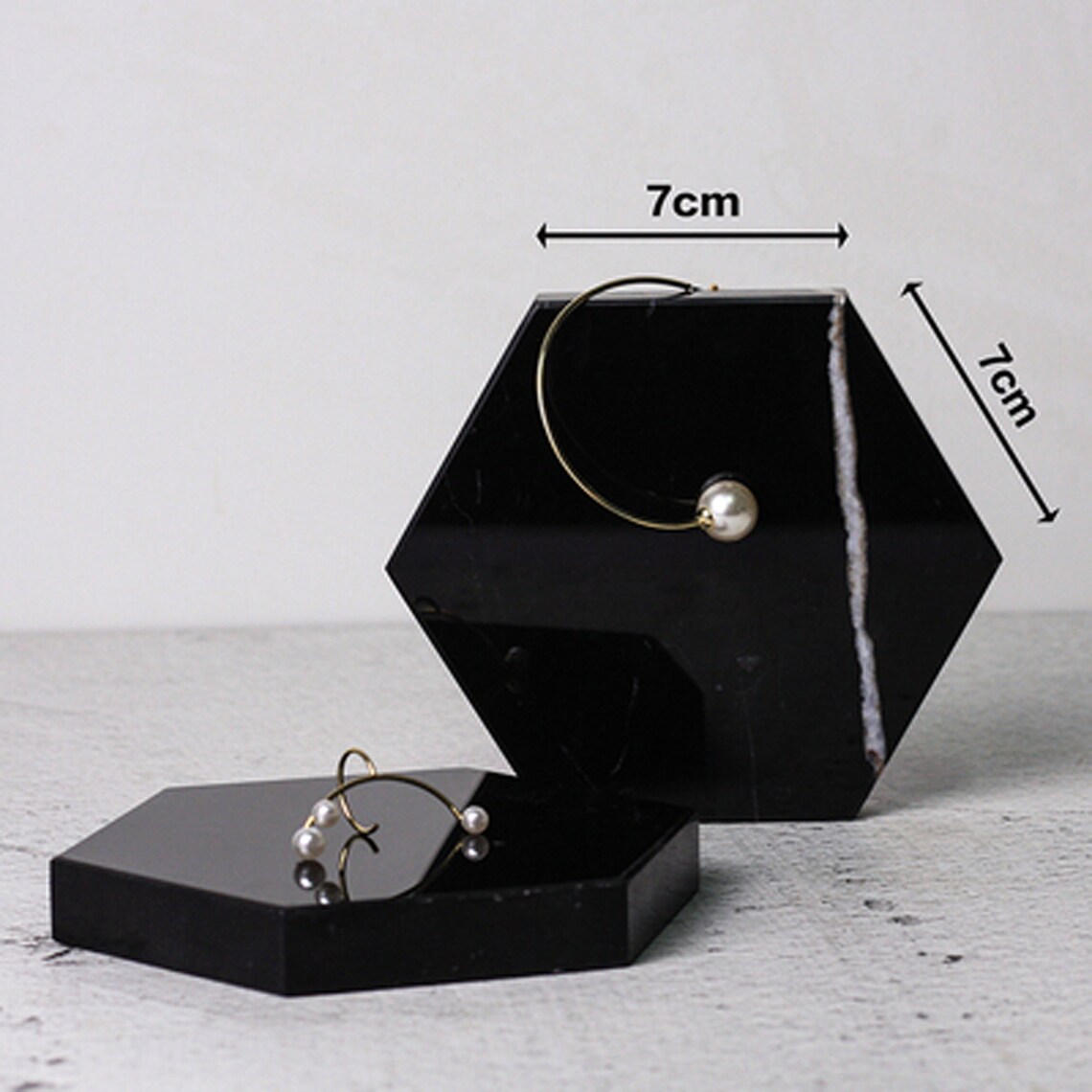 Black Marble Jewelry Display Jewelry Display Set Jewelry - Etsy