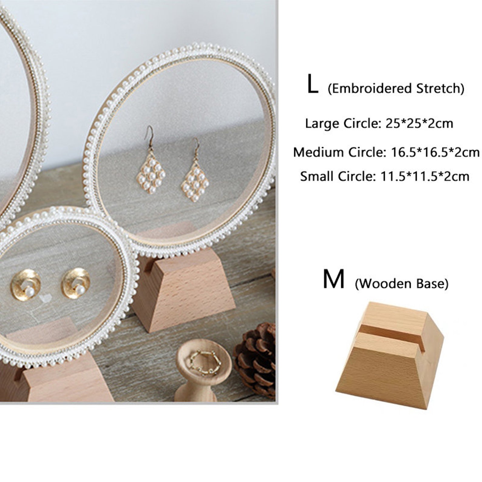 Wood Jewelry Display for Rings Earrings Necklace Wood - Etsy