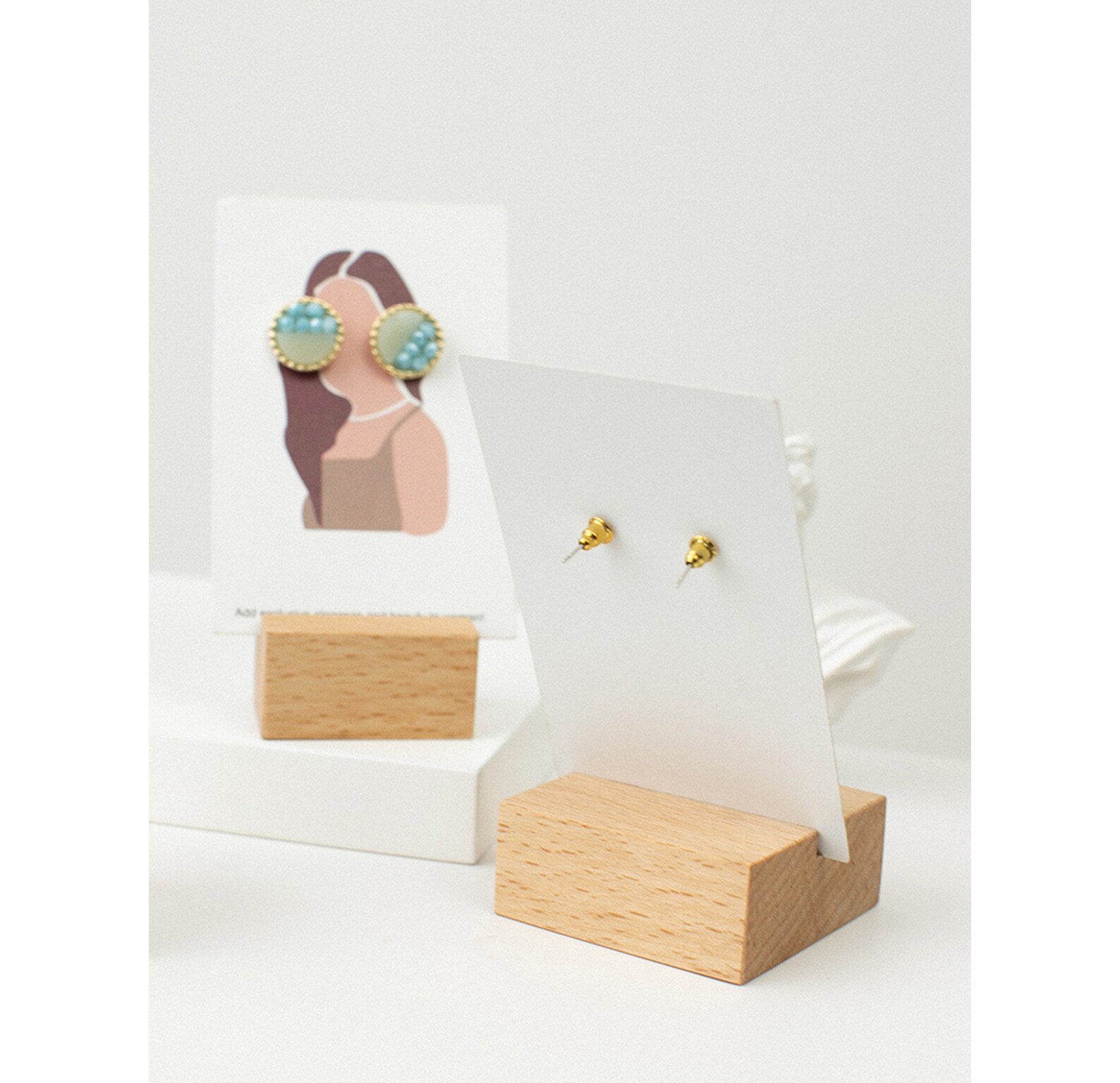Earrings Display Stand Earring Card Holder Earring - Etsy