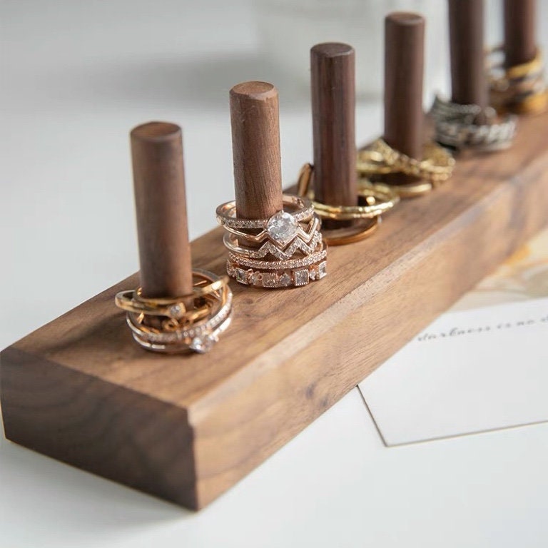 Wood Earring Display Holder Stand Earring Holder for Studs | Etsy