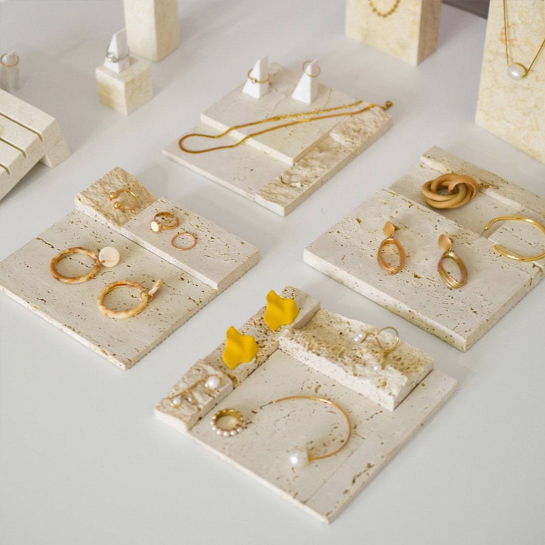 Marble Jewelry Display, Jewelry Display Set, Jewelry Display Dish ...