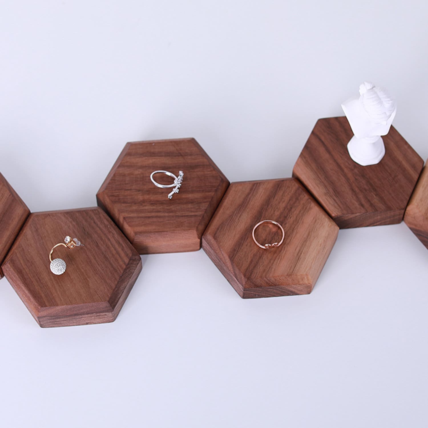 Wood Ring Display Stand Earring Display Stand Ring Display | Etsy