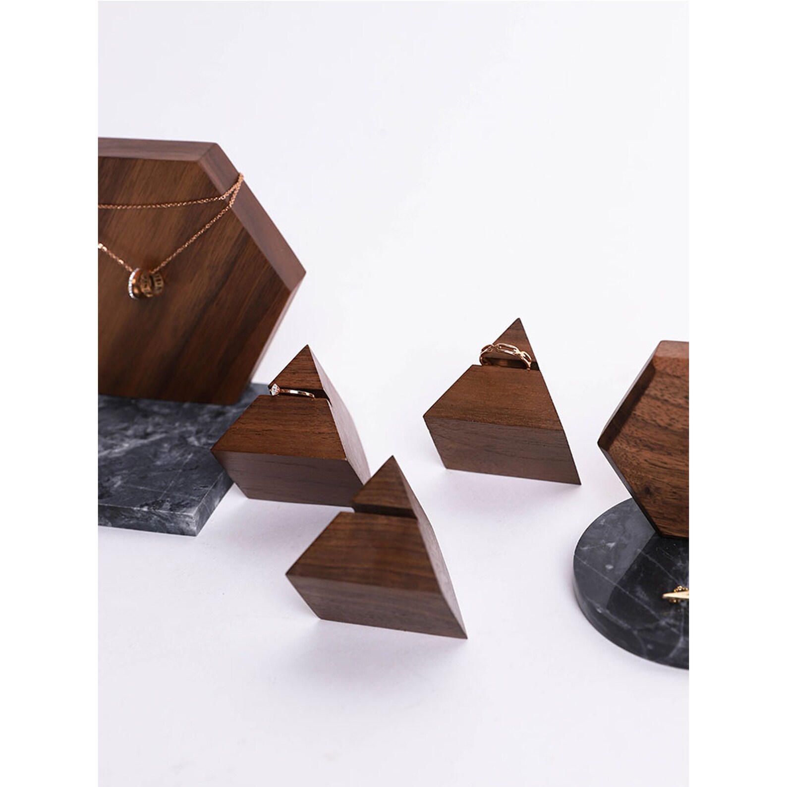 Wood Ring Display Stand Ring Display Holder Wood Jewelry - Etsy