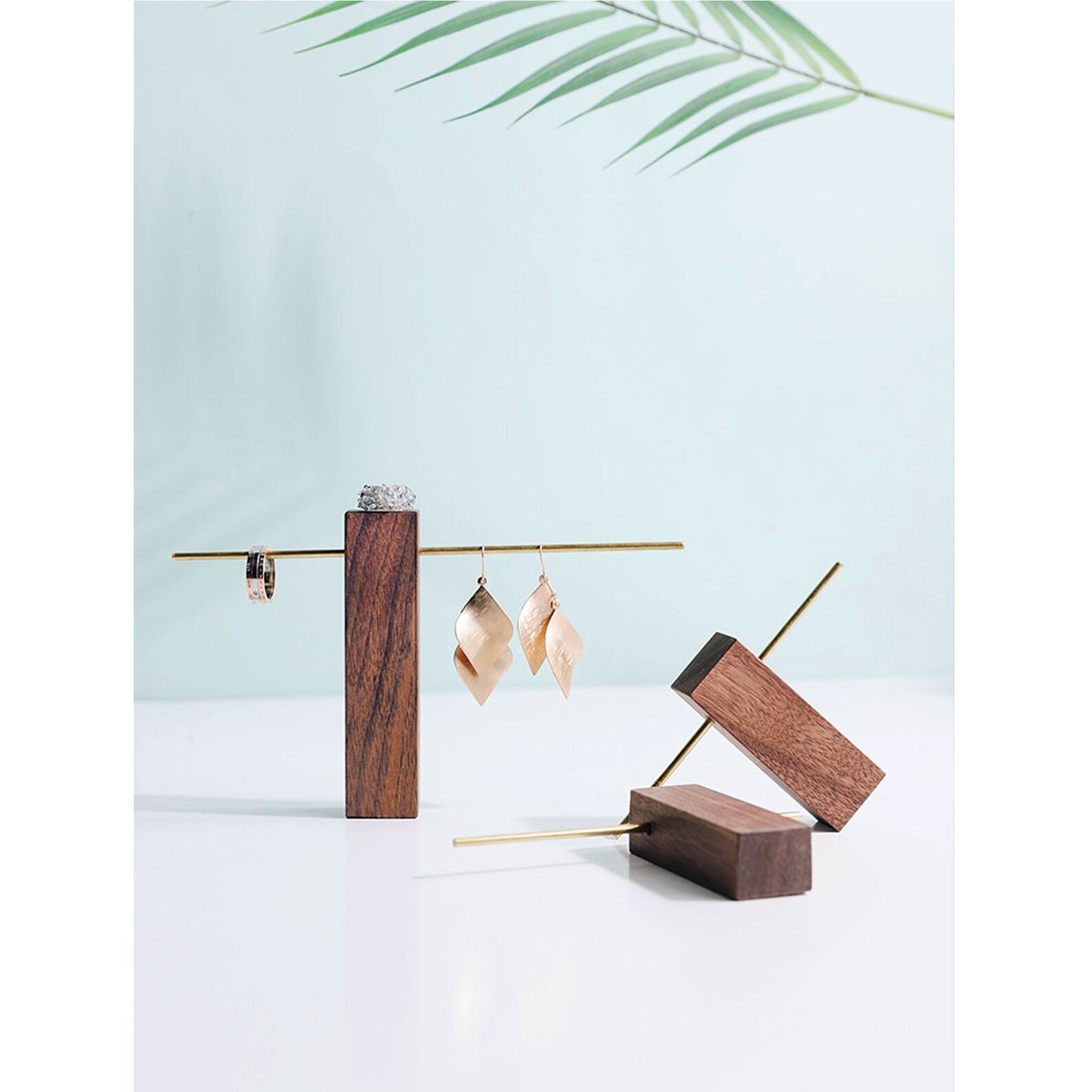T-bar Earring Display Stand Wood Earring Holder Minimalist - Etsy New ...