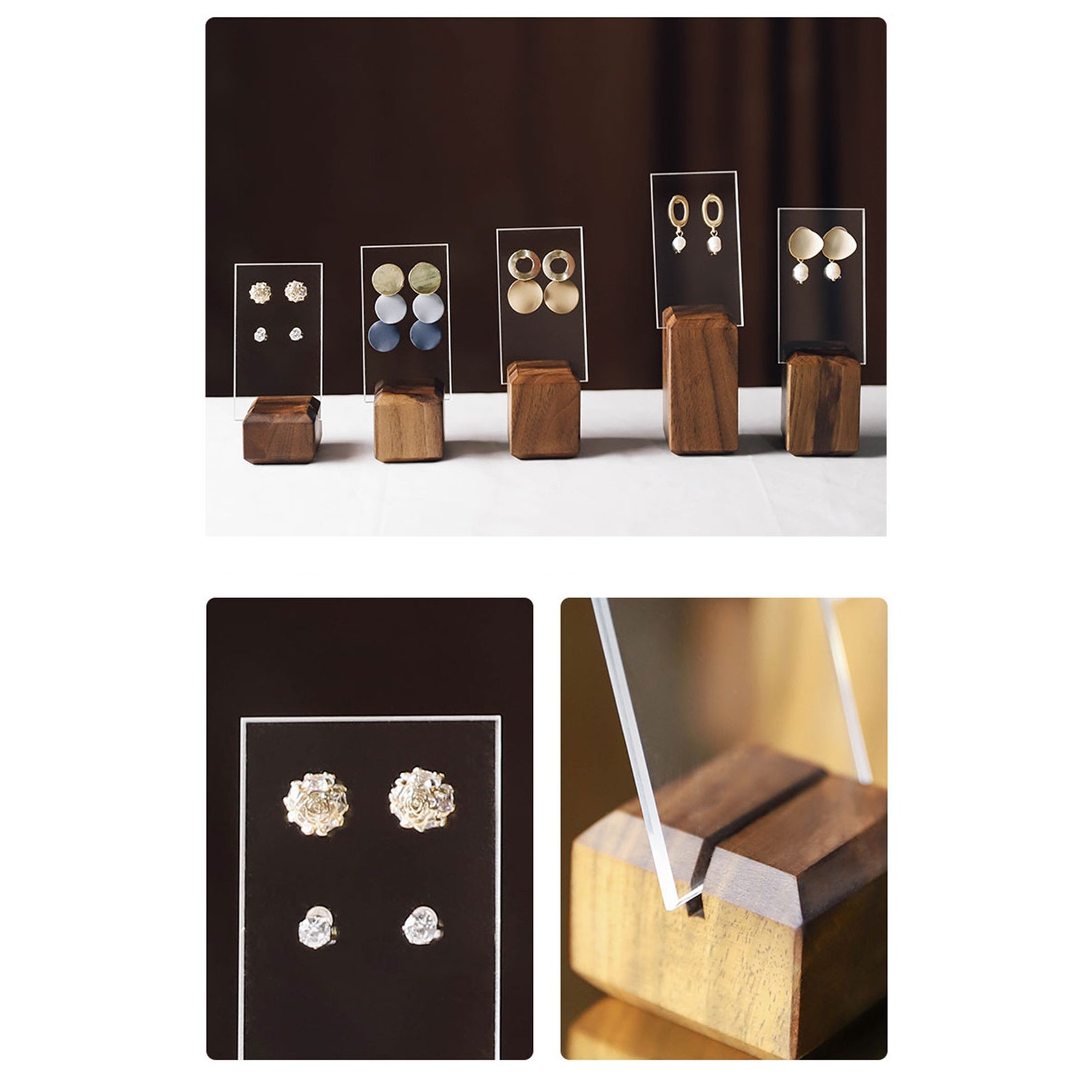 Earrings Stand Earring Card Holder Earrings Organizer Stud - Etsy