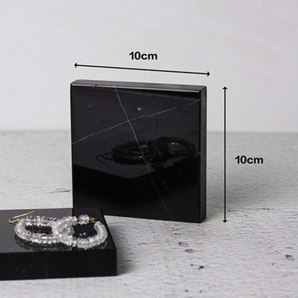 Black Marble Jewelry Display Jewelry Display Set Jewelry - Etsy